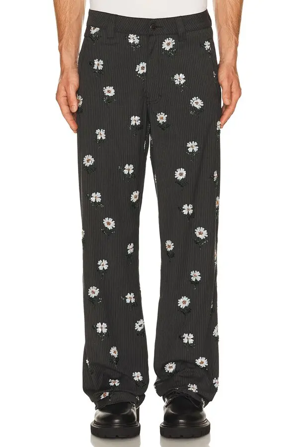 HONOR THE GIFT Flowers Beaded Pant