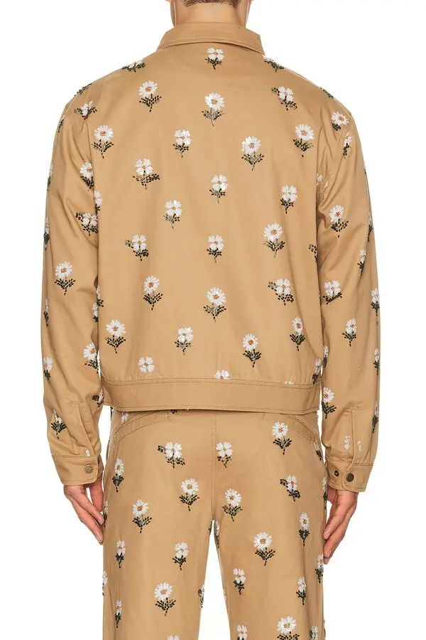 HONOR THE GIFT Flowers Beaded Jacket - Taupe
