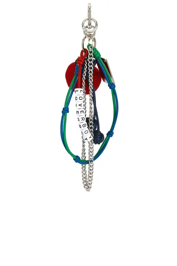 CHARLES JEFFREY Crochet Bag Charm - Apple