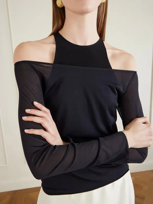 Ralph Lauren Maxime Silk-jersey Top