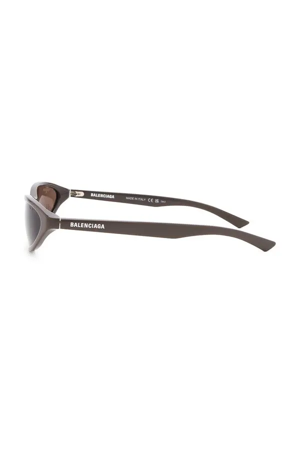 Balenciaga Neo Oval 2.0 Sunglasses - Brown