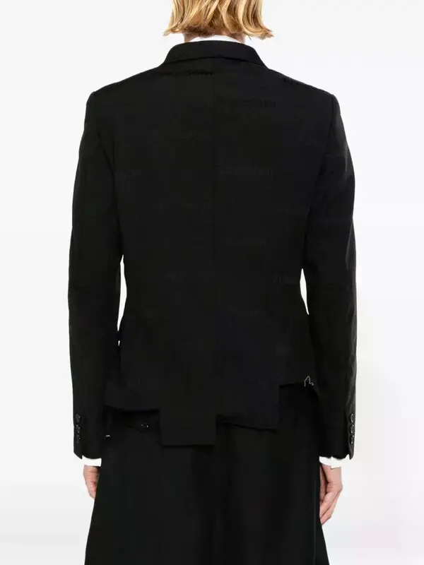 Comme Des Garçons Asymmetric-hem Blazer