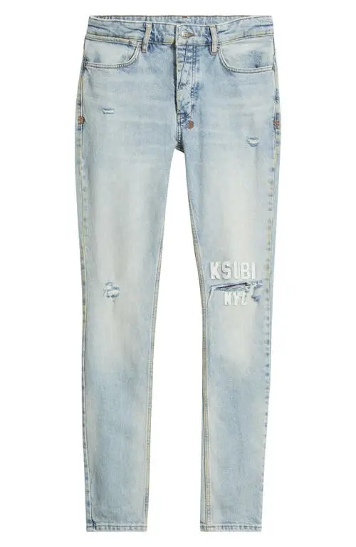 Ksubi Van Winkle Kasper Ripped Skinny Jeans - Denim