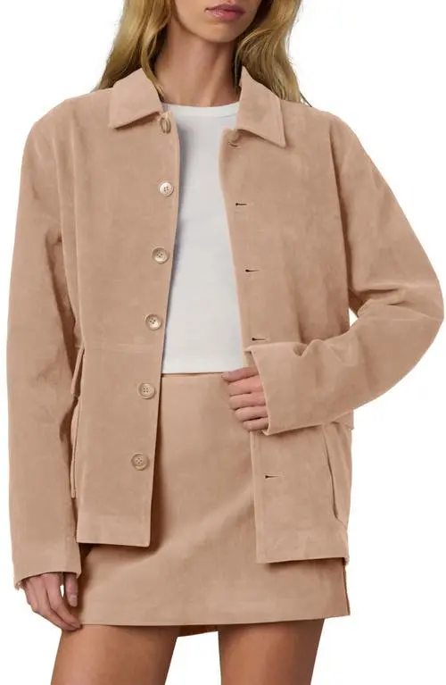 Joe's Jeans Faux Suede Chore Coat
