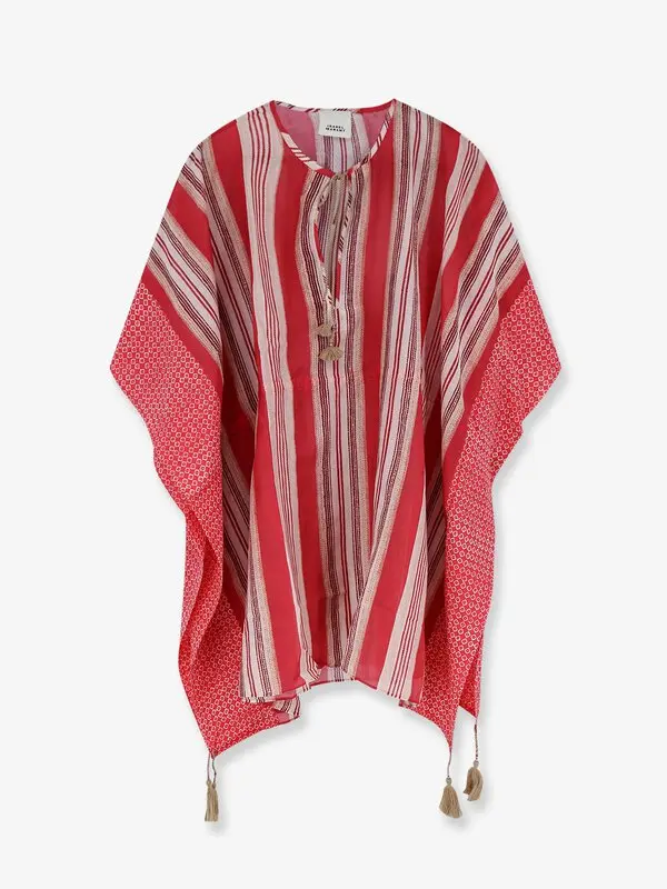 Isabel Marant Étoile Cotton And Silk Beach Robe Dress