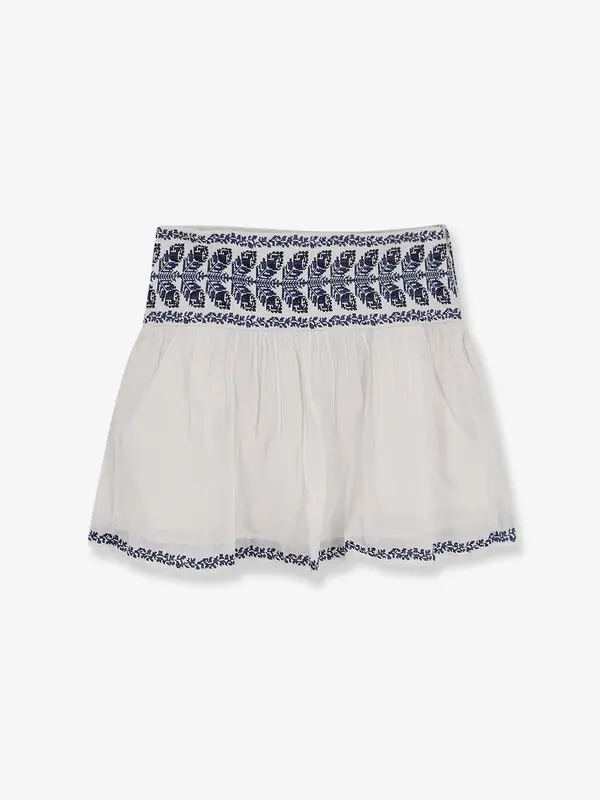 MARANT ETOILE Picadilia Certified Cotton Skirt - White