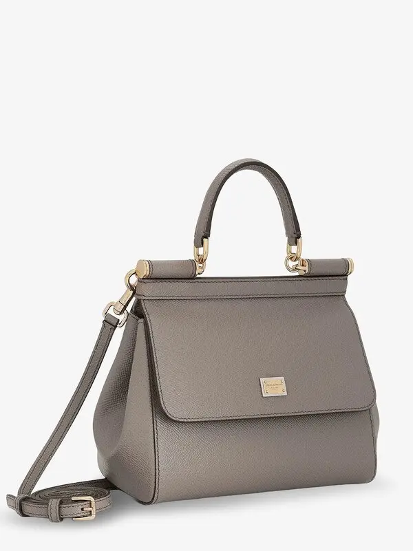 Dolce & Gabbana Sicily Medium Leather Crossbody Bag