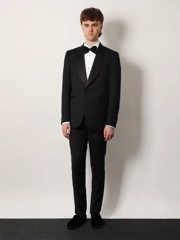 Tagliatore Wool Tuxedo - Black