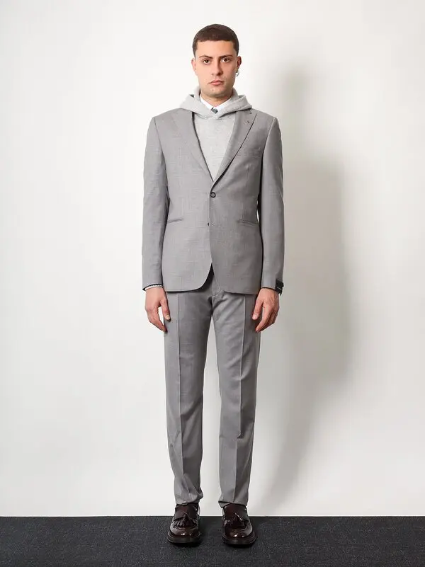 Tagliatore Virgin Wool Suit - Grey