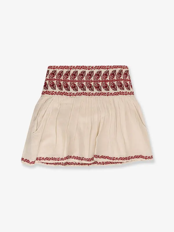 MARANT ETOILE Picadilia Certified Cotton Skirt - Beige