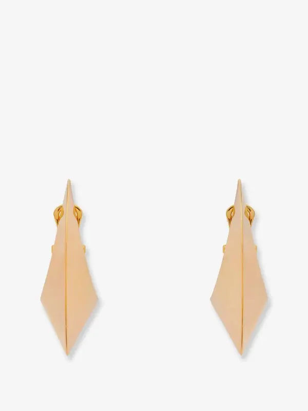 Alaïa Finish Brass Earrings - Gold