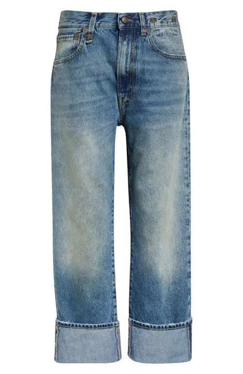 R13 Cuffed X-boyfriend Jeans - Jasper