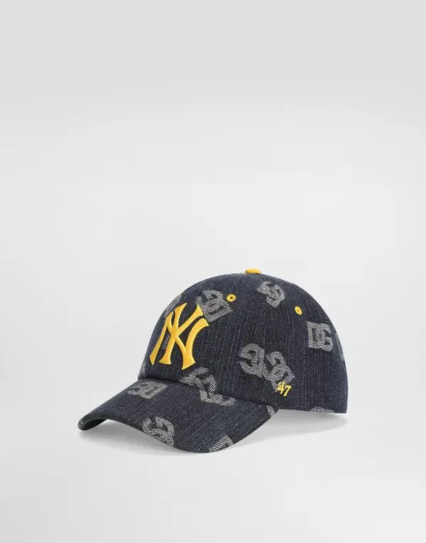 Dolce & Gabbana X ’47 New York Yankees Baseball Cap In Denim Logo - Multicolor