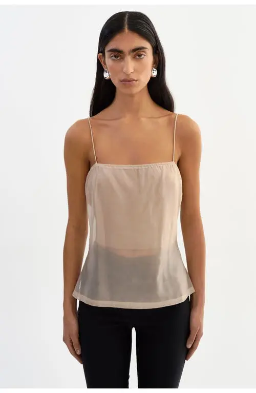 LAMARQUE Delphine | Sheer Top - Beige