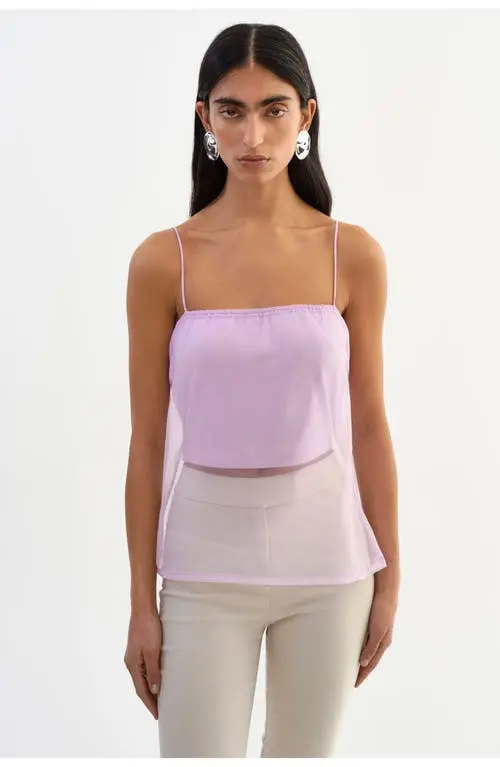 LAMARQUE Delphine | Sheer Top - Lilac