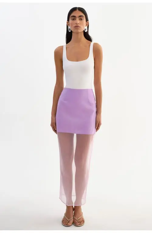 LAMARQUE Farley | Sheer Skirt - Lilac