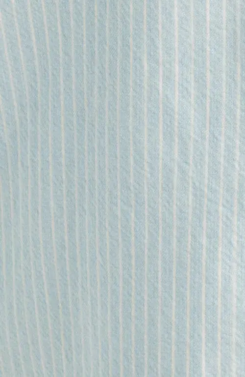 VANS Umber Stripe Denim Chore Jacket - Blue Ice Stripe