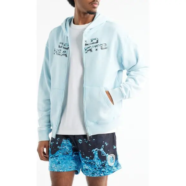 OVERTIME Cold Hearts Badge Zip Hoodie