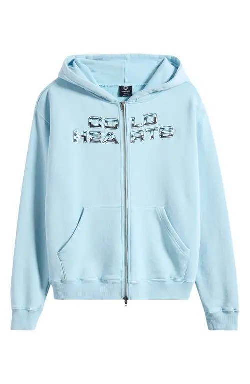OVERTIME Cold Hearts Badge Zip Hoodie