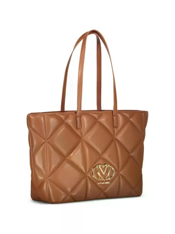 Moschino Quilted-pattern Tote Bag