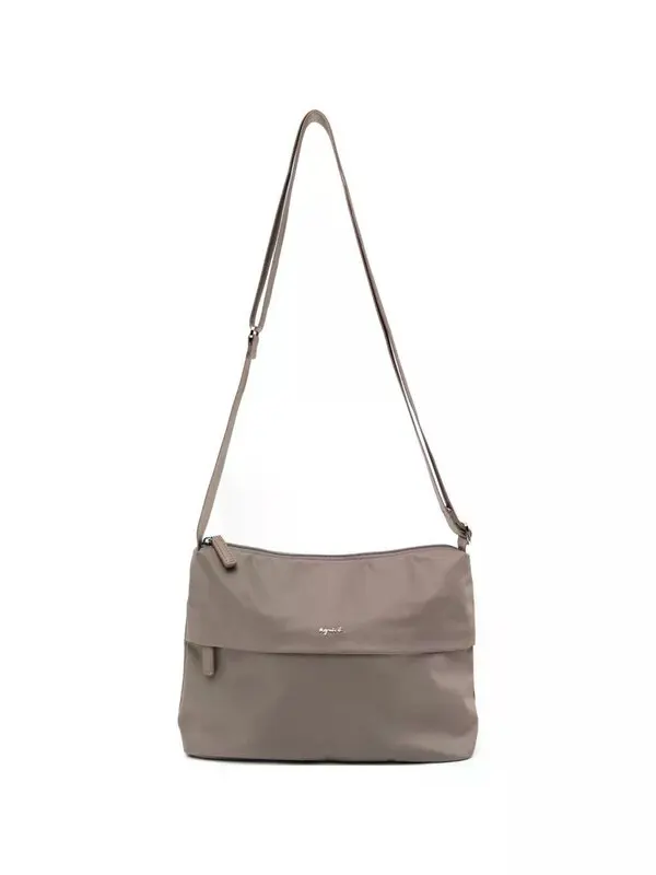 AGNES B. Logo-embossed Shoulder Bag
