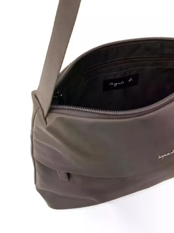 AGNES B. Logo-embossed Shoulder Bag
