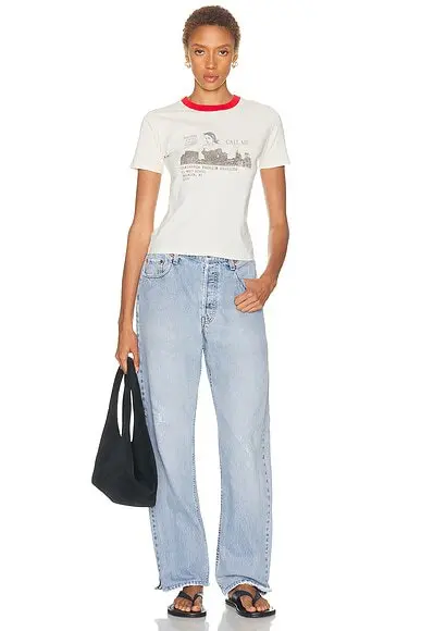 WILLY CHAVARRIA Call Girl" Ringer Tee