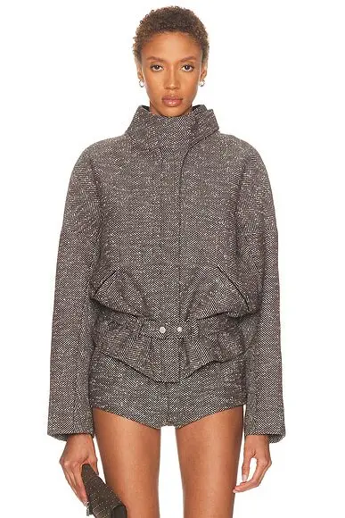 ENTIRE STUDIOS Contrast Aviator Jacket
