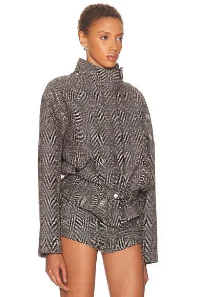 ENTIRE STUDIOS Contrast Aviator Jacket