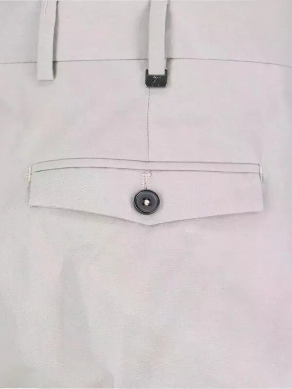 PT TORINO Tailored Pleated Trousers - Grey