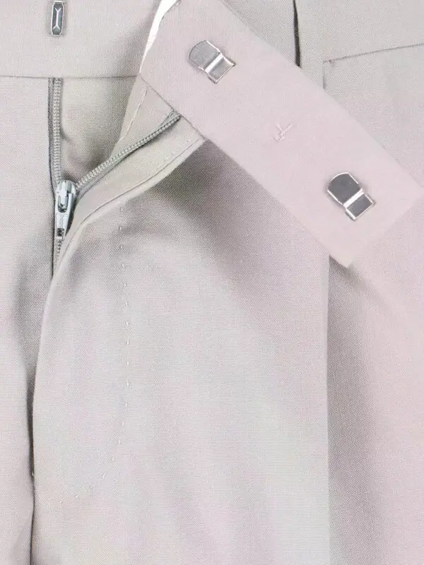 PT TORINO Tailored Pleated Trousers - Grey