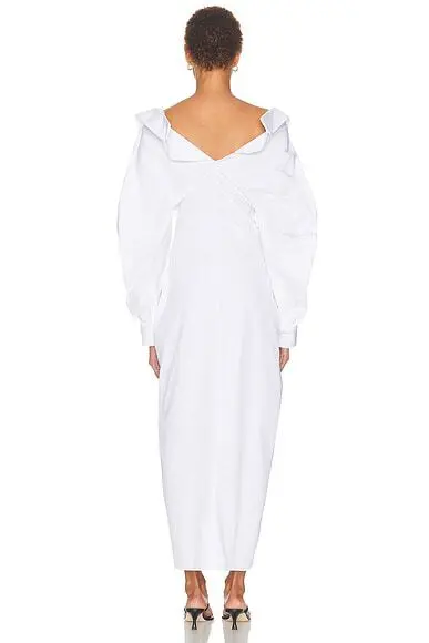 Givenchy Slashed Long Shirt Dress