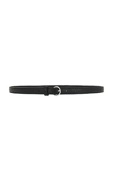 ST. AGNI Minimal Slim Belt - Black