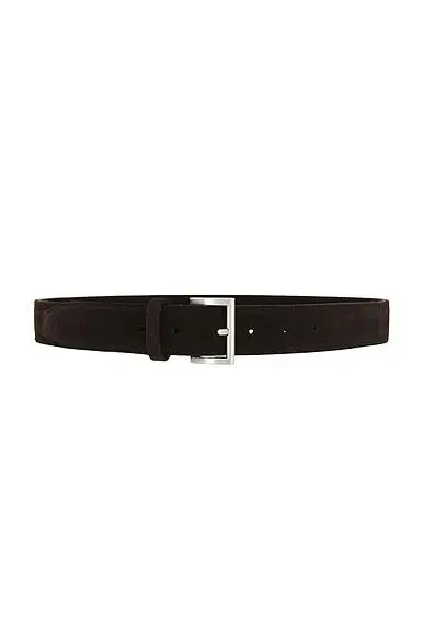 ST. AGNI Suede Belt - Coffee