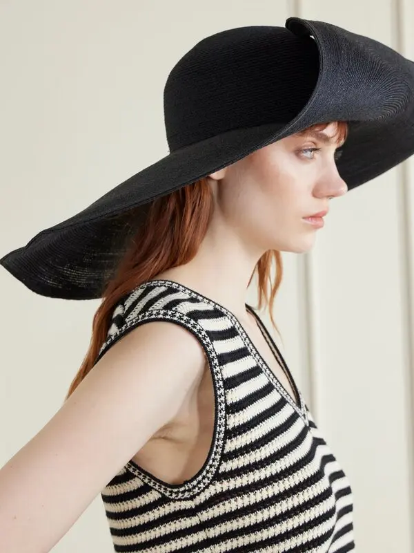 Ralph Lauren Hemp-blend Wide Brim Sunhat