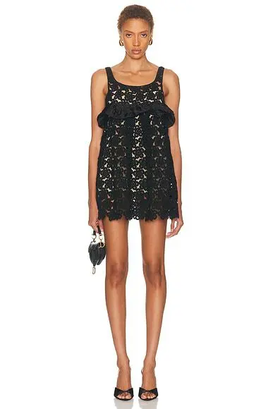 Miu Miu Macramé Anemone Dress