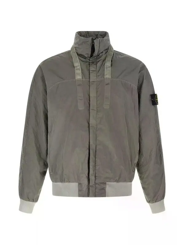Stone Island Removable Hood Jacket - Grey
