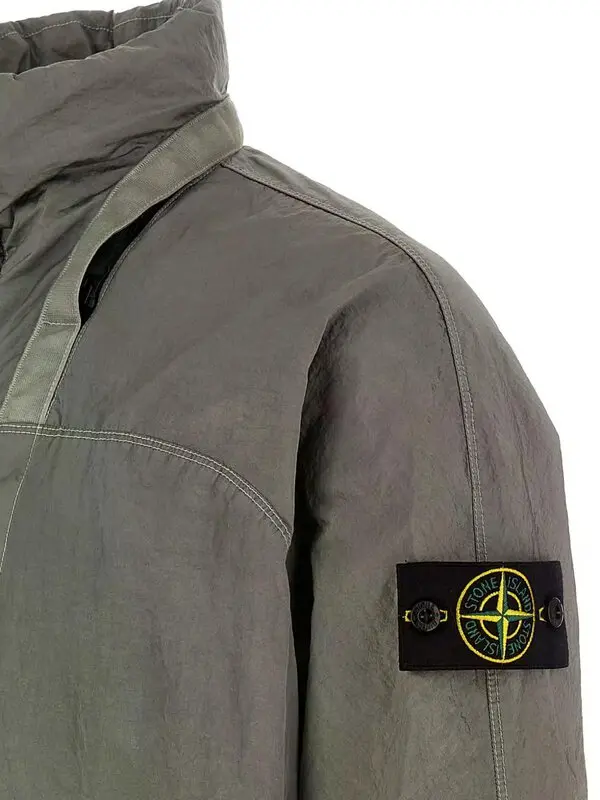 Stone Island Foldaway Hood Jacket - Grey