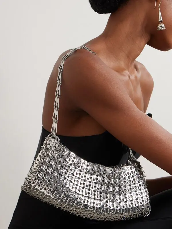 Rabanne Chainmail Shoulder Bag - Silver