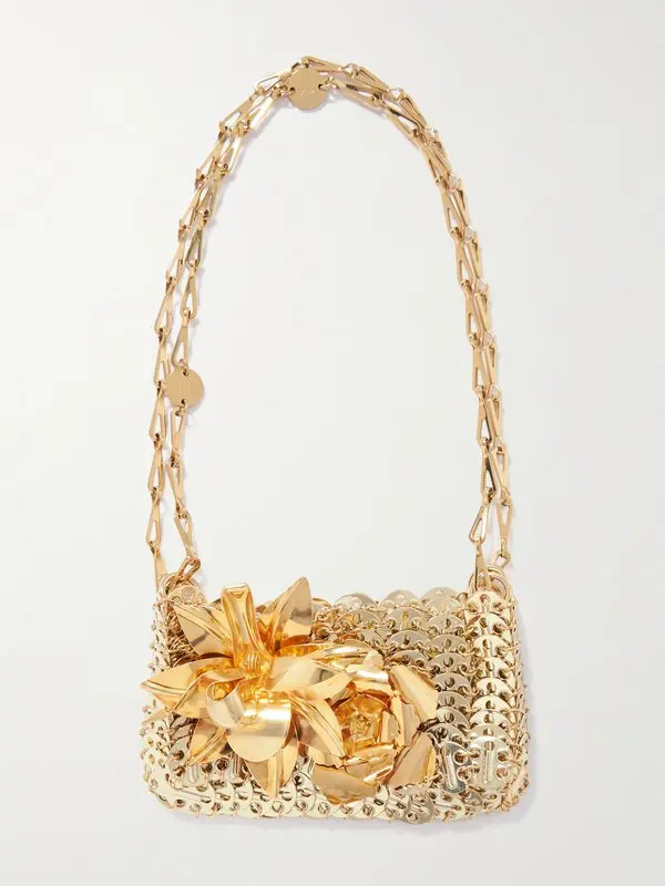 Rabanne Embellished Chainmail Shoulder Bag