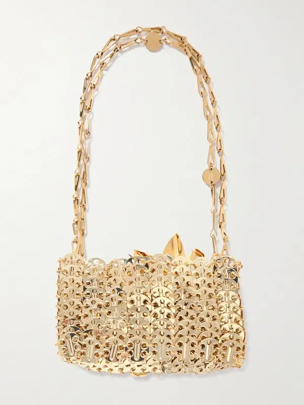 Rabanne Embellished Chainmail Shoulder Bag