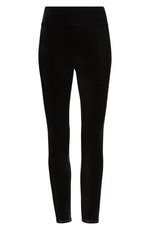 Hue High Waist Velvet Leggings