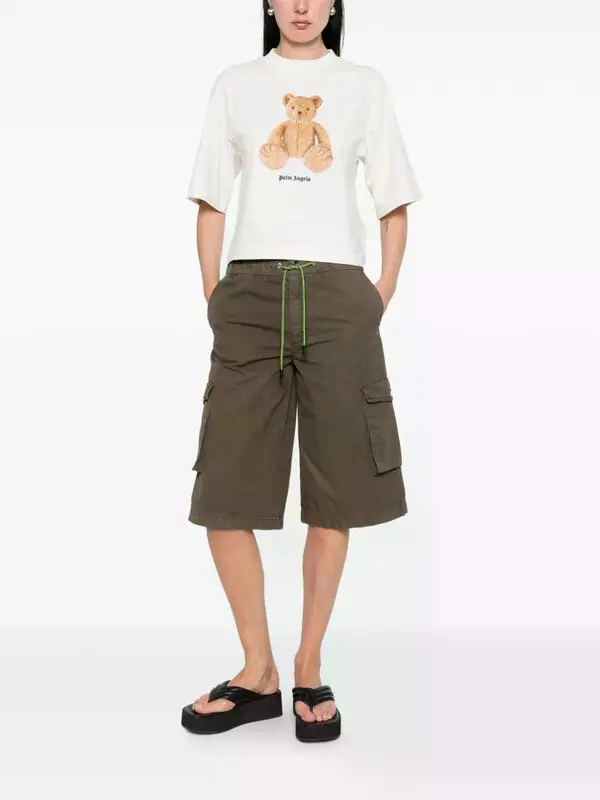 Herno Drawstring-fastening Cargo Shorts - Green
