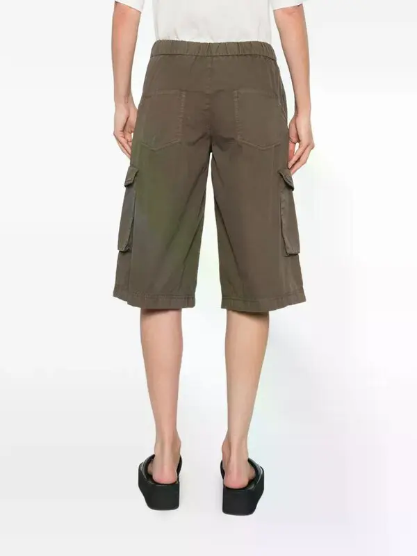 Herno Drawstring-fastening Cargo Shorts - Green