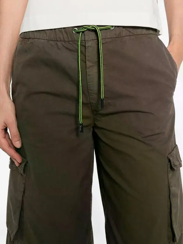 Herno Drawstring-fastening Cargo Shorts - Green