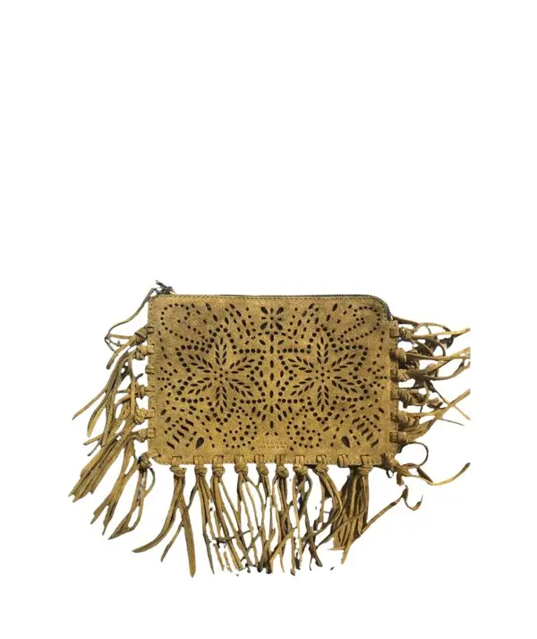 Isabel Marant Étoile Leather Clutch - Cognac