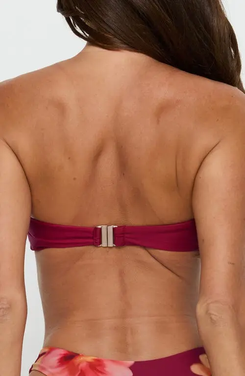 Princess Polly Candy Bandeau Bikini Top - Red