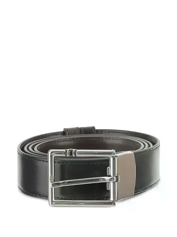 Montblanc Reversible Leather Belt - Black