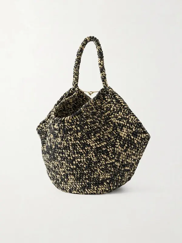 Khaite Lotus Medium Two-tone Woven Tote - Multi