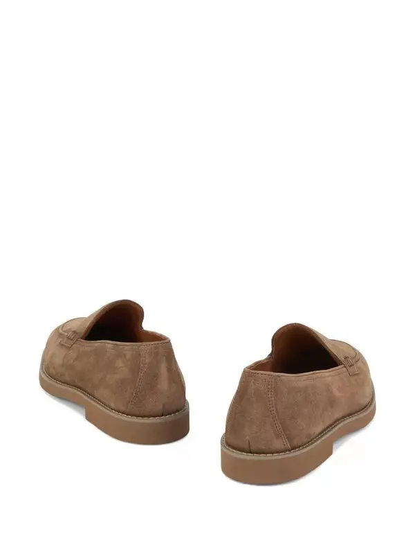 DOUCAL'S Panelled Loafers - Brown